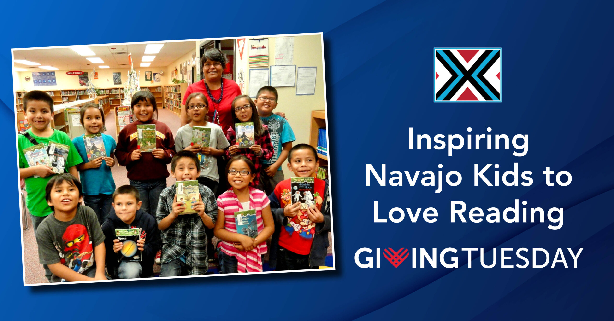 Inspiring Navajo Kids to love reading on #GivingTuesday - Eves Fund for ...